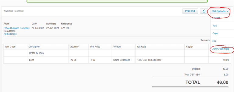 WK How To: Enter Credit Notes in Xero - WK Advisors and Accountants